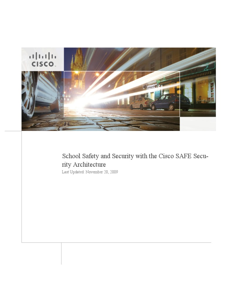 Cisco SAFE Arch | PDF | Proxy Server | Computer Network