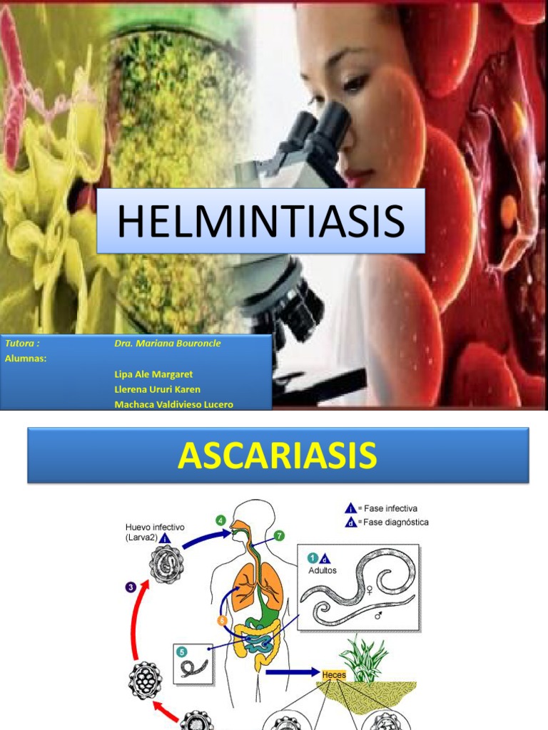 Guía Completa sobre Helmintiasis y Tratamientos | PDF | Diarrea ...