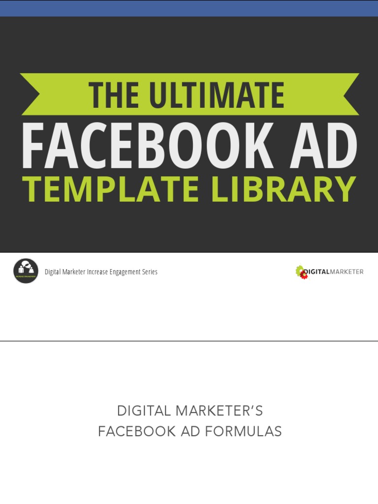 Ultimate Facebook Ad Template Library | PDF | Advertising | Facebook