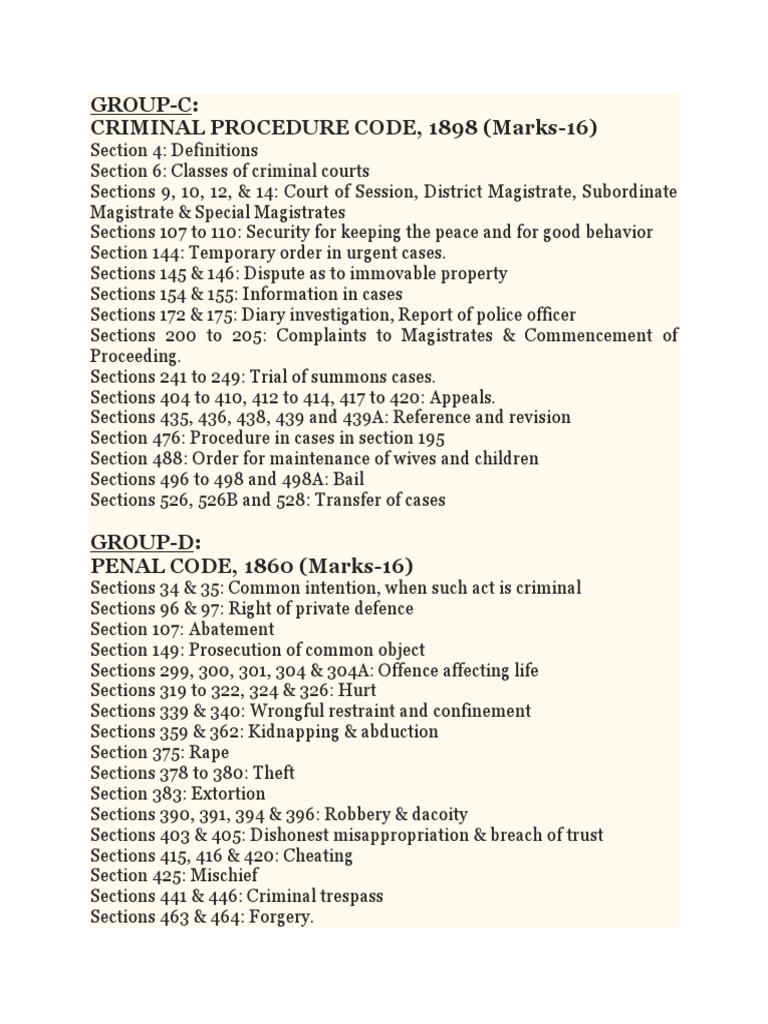 Overview of Criminal Law Codes | PDF | Mystery, Thriller & Crime Fiction