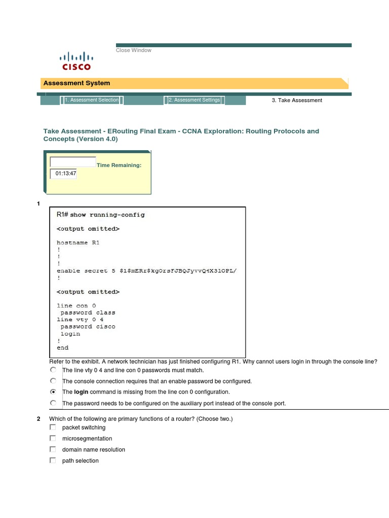 Ccna 2 | PDF | Router (Computing) | Computer Network