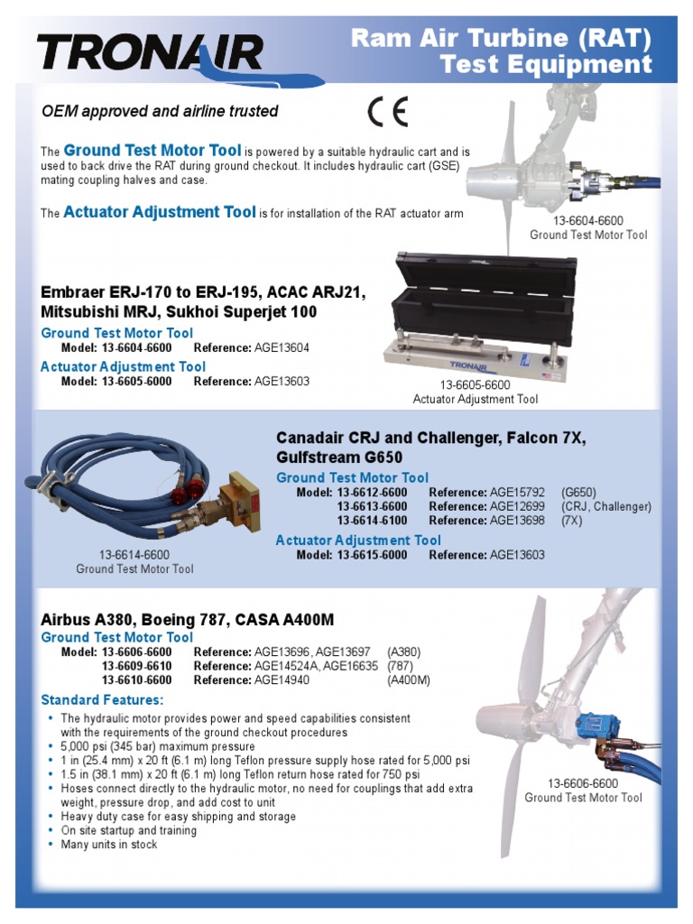 Ram Air Turbine Test Equipment | PDF | Aviation | Aircraft