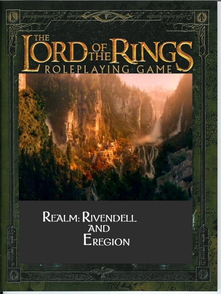 Realms Rivendell and Eregion | PDF | Elf (Middle Earth) | Middle Earth ...
