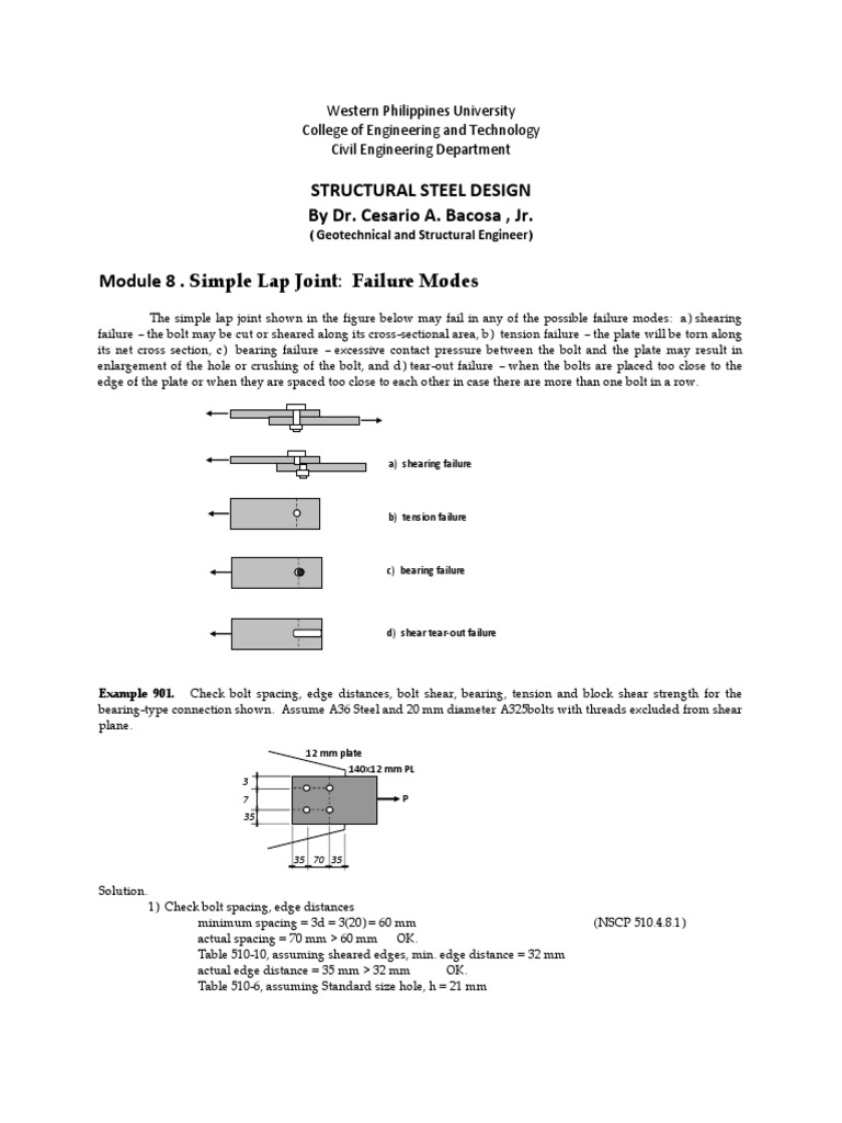 Steel Module8 | PDF | Screw | Applied And Interdisciplinary Physics