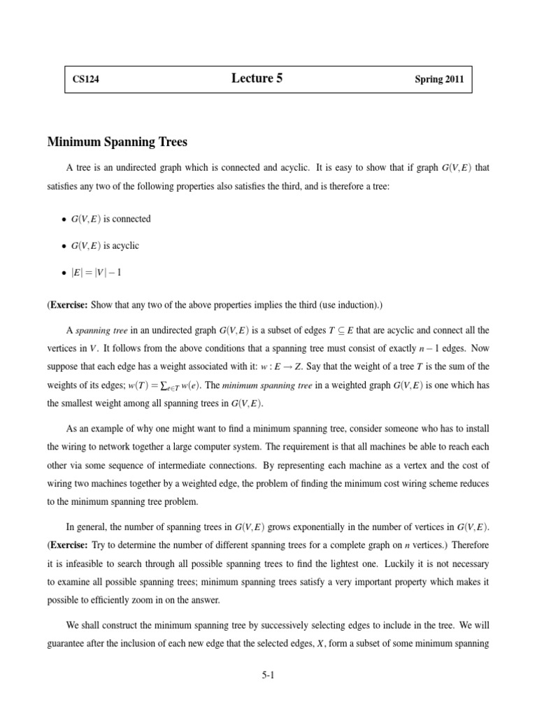 Cs124 Spring 2011 Pdf Algorithms And Data Structures Discrete Mathematics 
