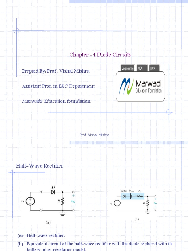 Chap-4 Diode Circuits | PDF | Rectifier | Electrical Equipment