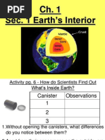 Layers of The Earth Scale Model | PDF | Tectonics | Geophysics