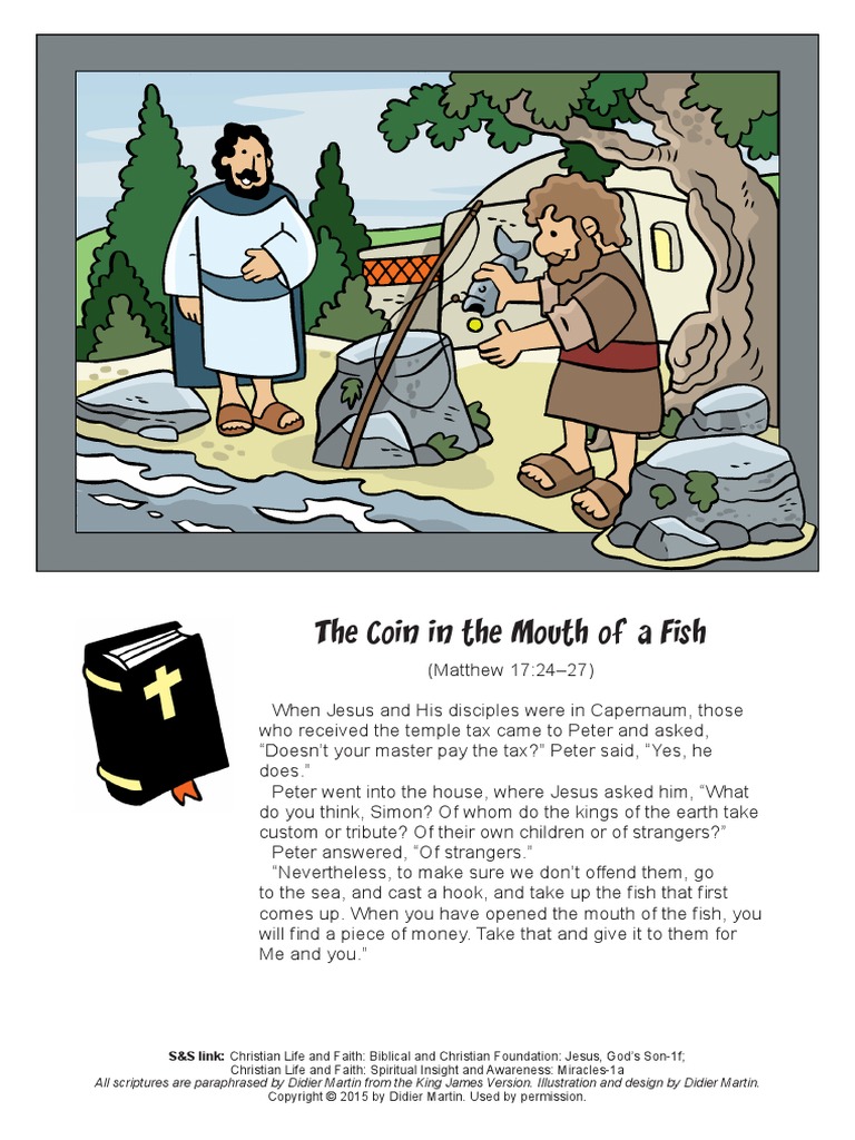 Miracles in The Bible: Coin in The Mouth of The Fish | PDF