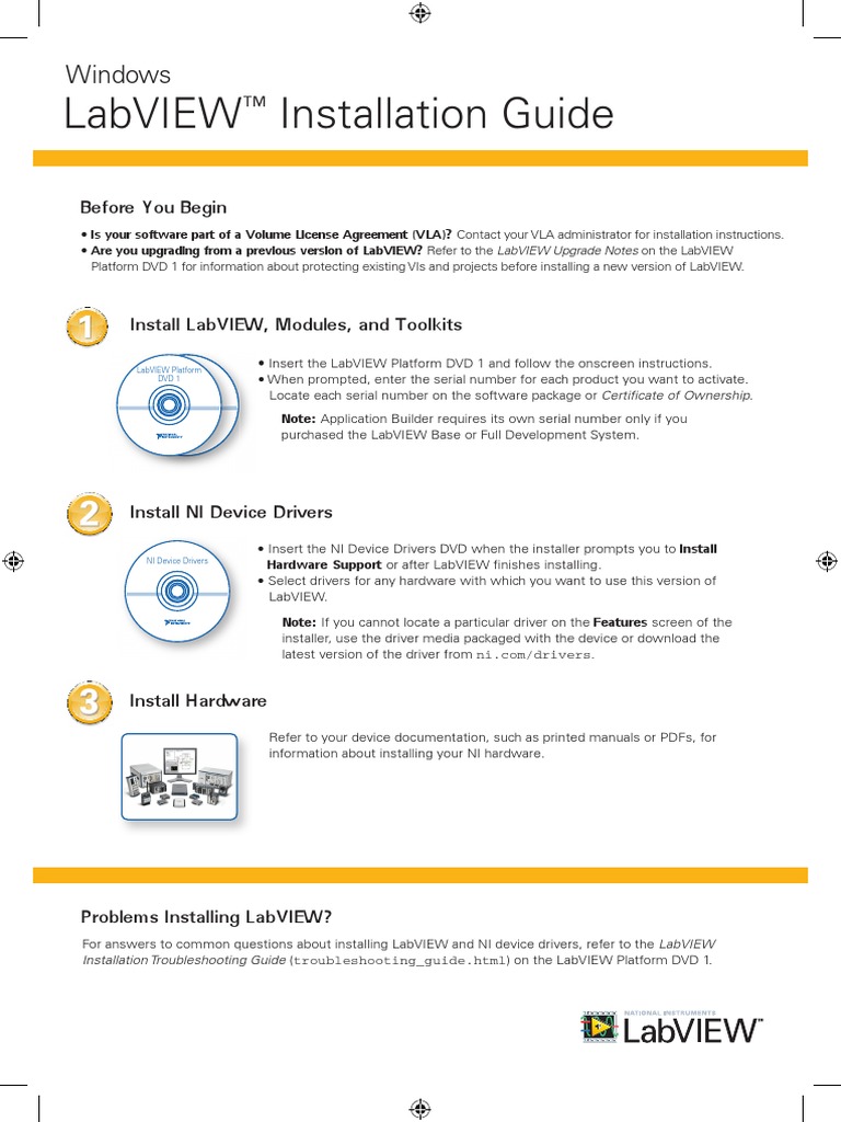 Labview Installation Guide: Windows | PDF | Microsoft Windows | 64 Bit ...