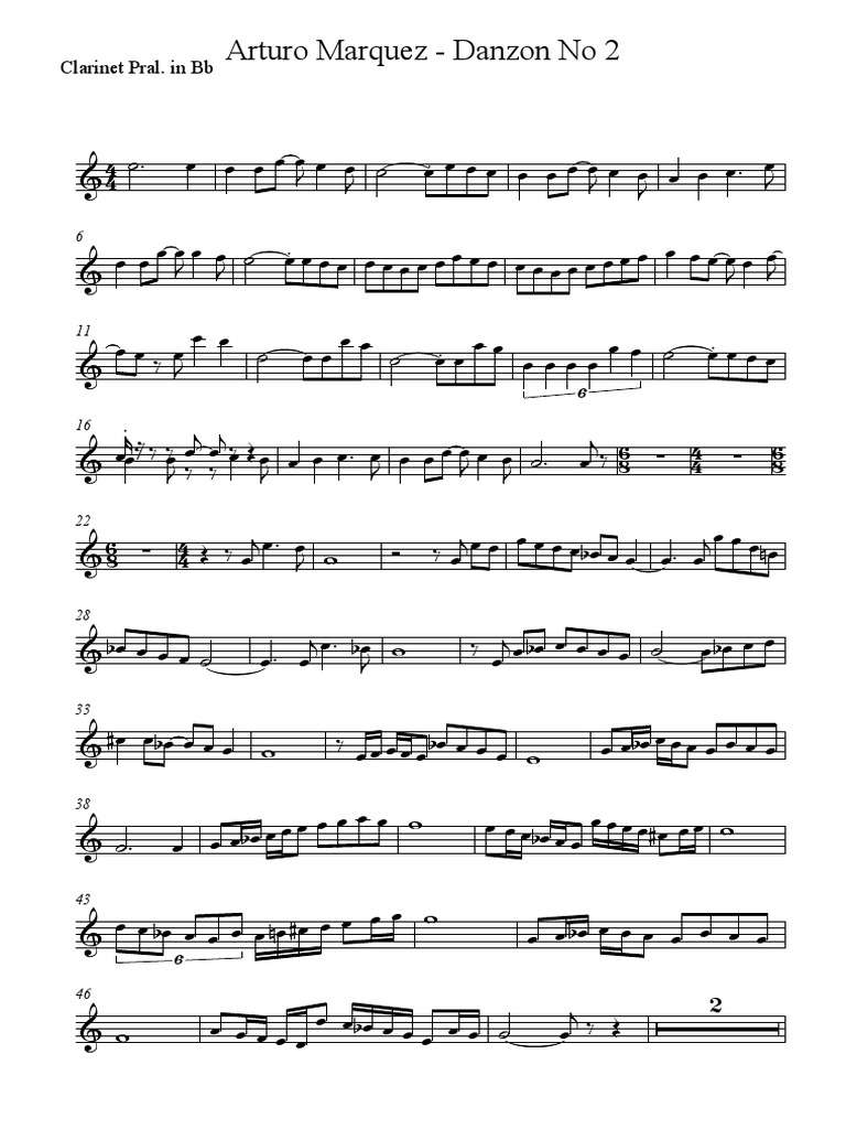 Danzon 2 de Arturo Marquez | PDF