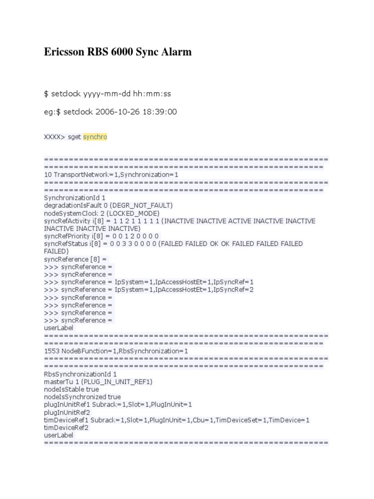 83603645-Ericsson-RBS-6000-Sync-Alarm (Enregistré Automatiquement ...