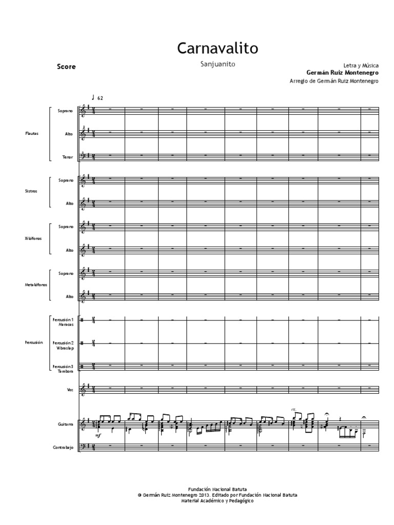 Carnavalito PDF | PDF | Canto