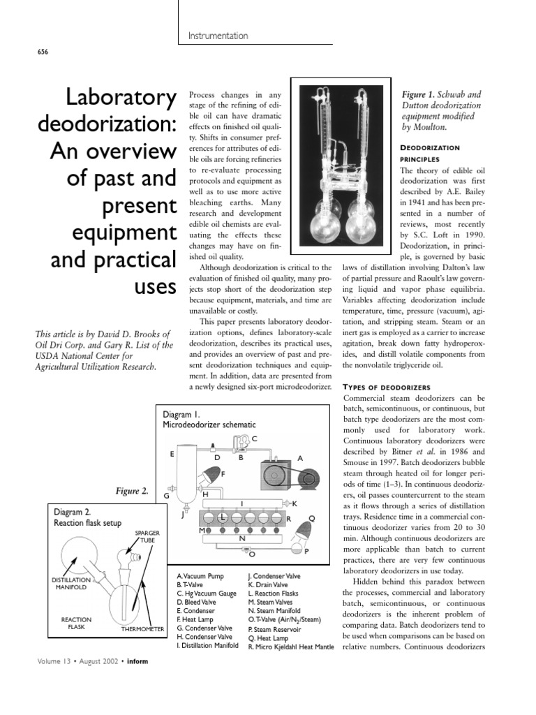 Lab Deodorizer | Download Free PDF | Distillation | Chemistry