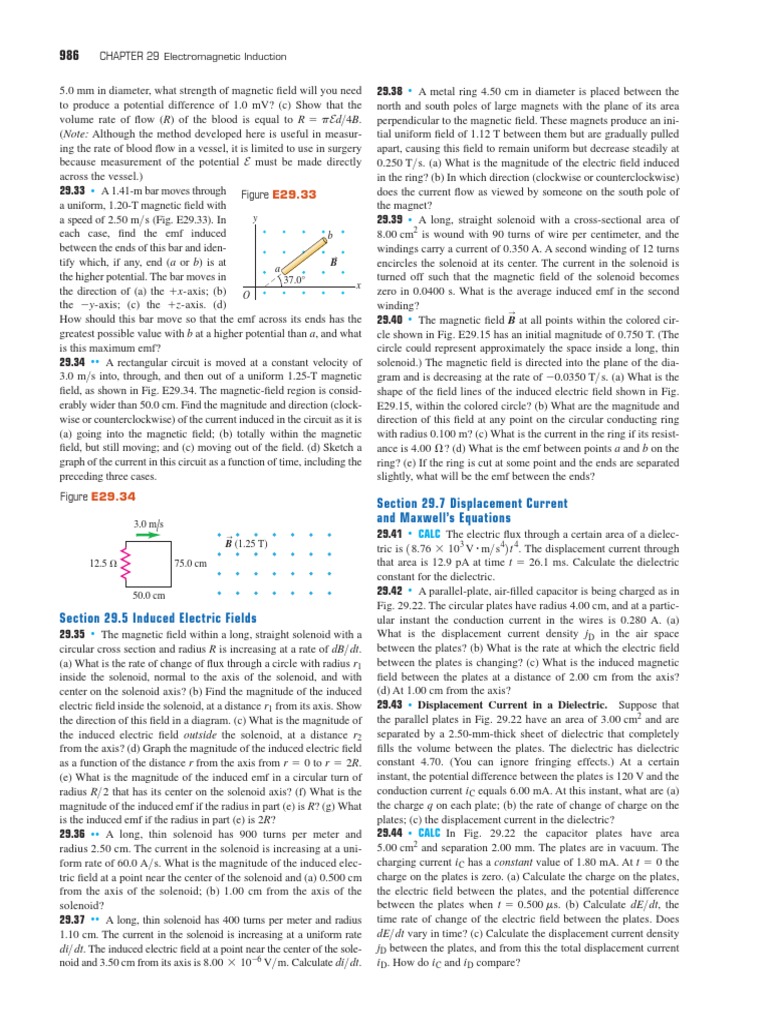Physics Ii Problems Pdf Download Free Pdf Dielectric Electric Current
