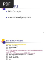 SAS Cheat Sheet | PDF | Sas (Software) | Variable (Computer Science)