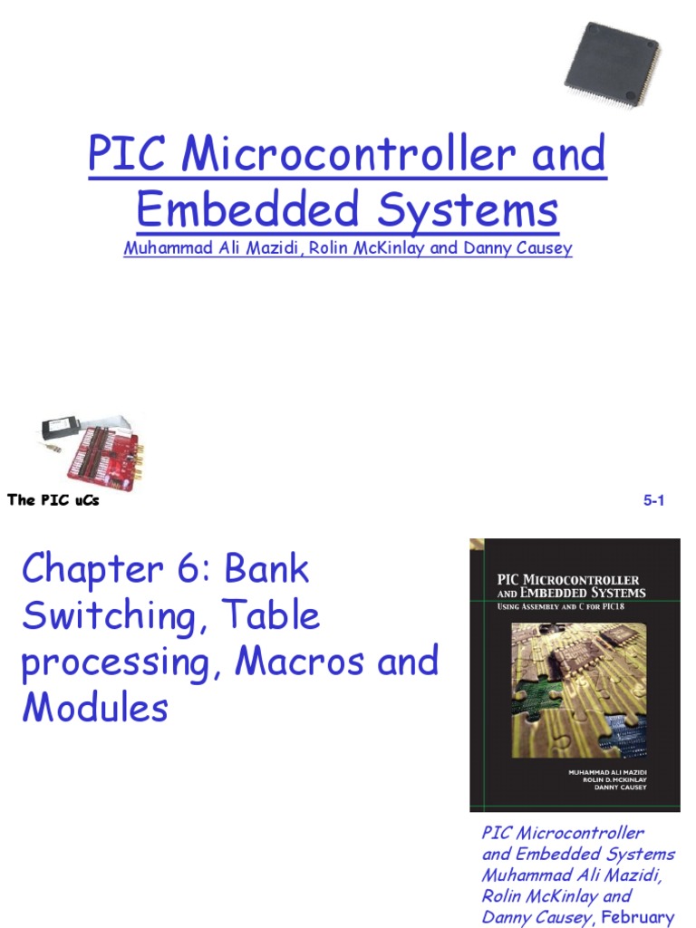 ES Chapter6 | PDF | Pic Microcontroller | Office Equipment