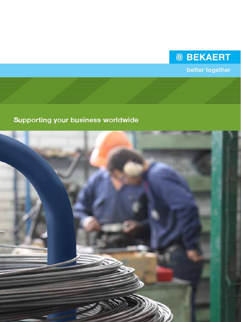 Bekaert Corporate Brochure Final 2013 | PDF | Wire | Tire