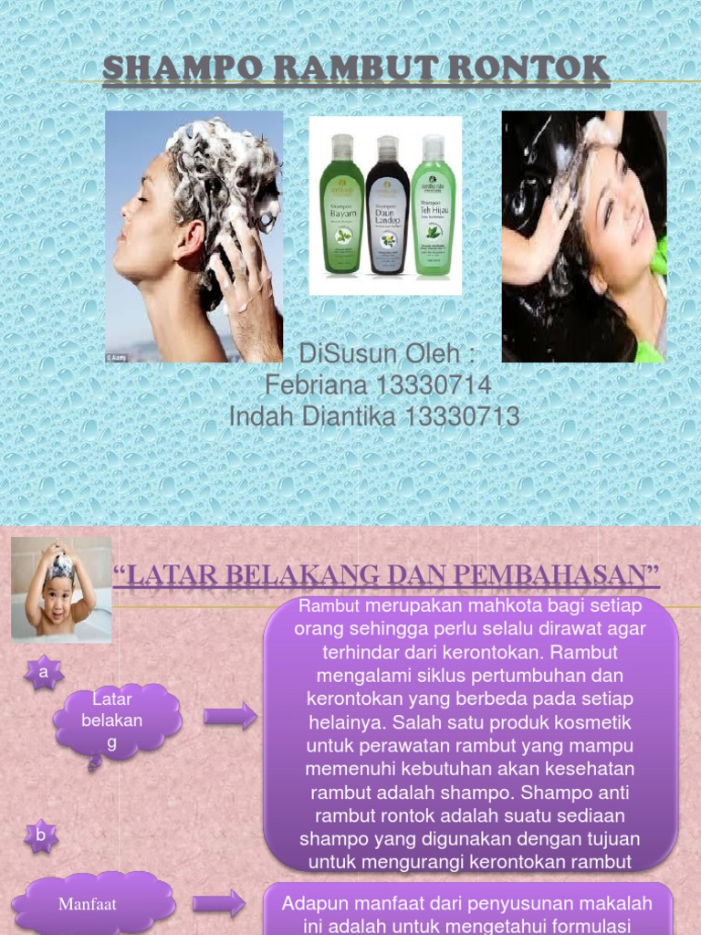 Kosmetologi Shampo Rambut Rontok | PDF