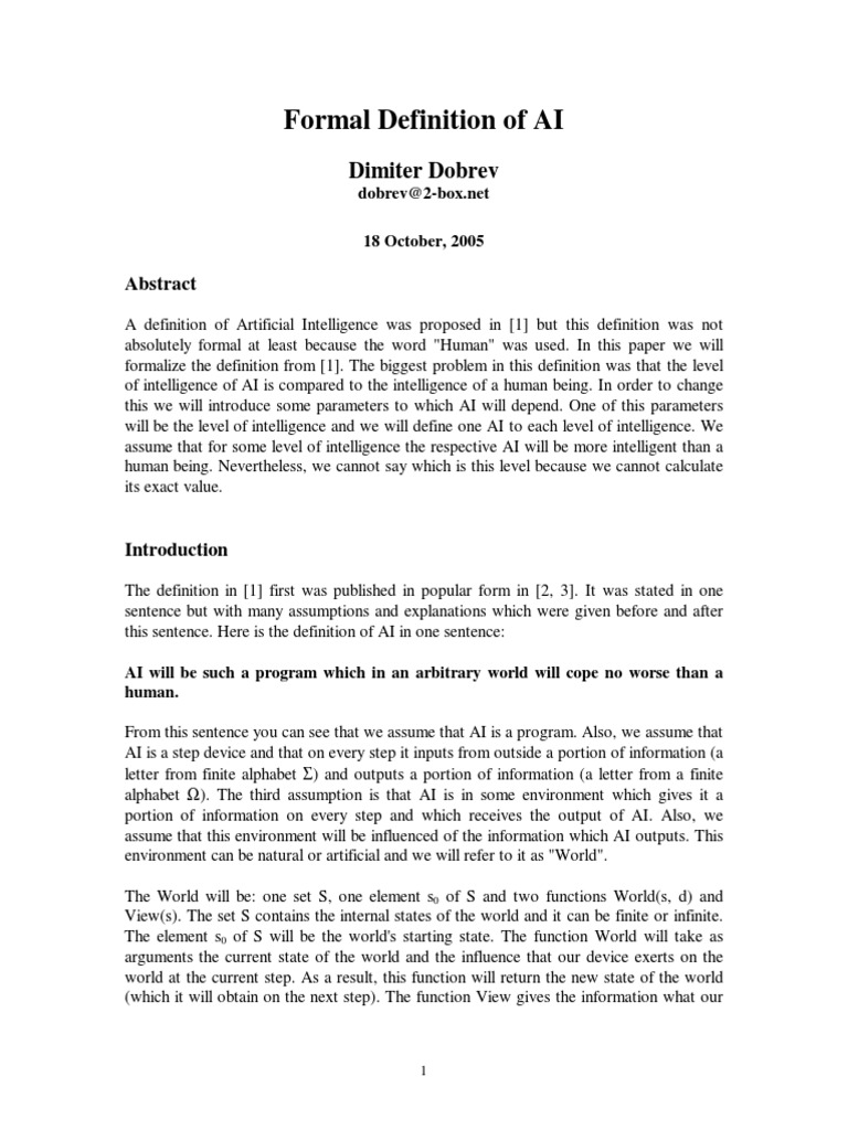 Formal Definition | PDF | Limit (Mathematics) | Artificial Intelligence