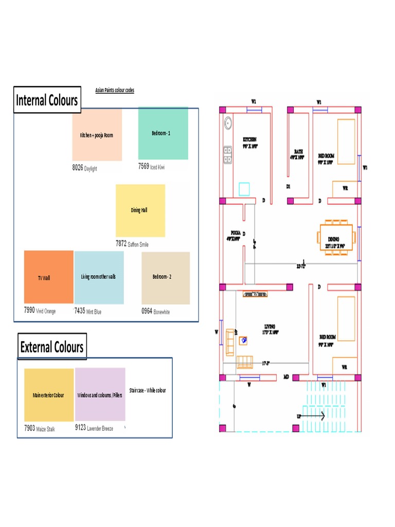 Asian Paints Colour Codes Overview | PDF