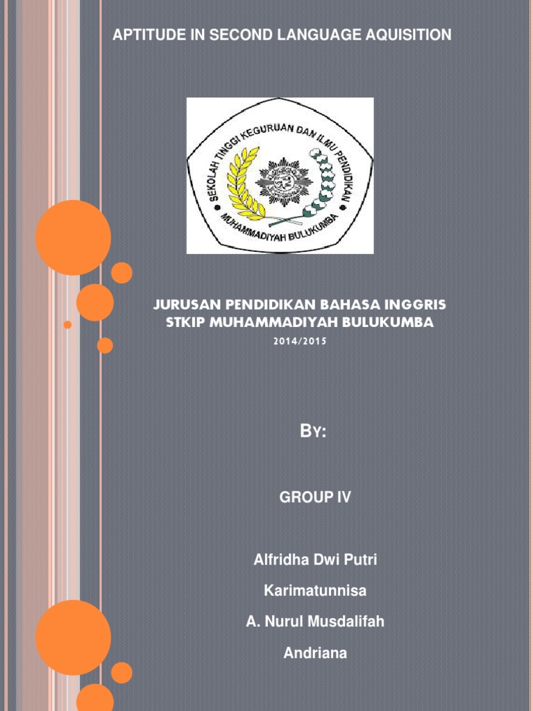 Language Learning Aptitude Insights | PDF | Language Arts & Discipline