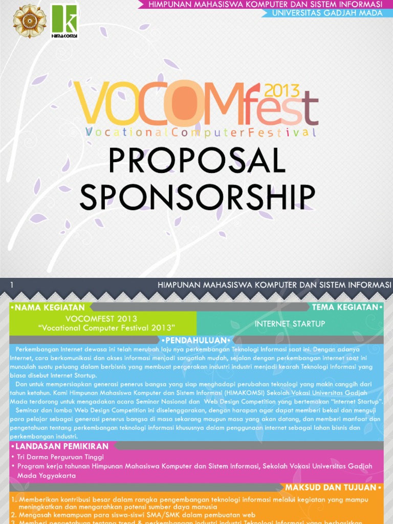 Proposal Sponsorship | PDF