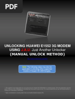 Unlock Huawei E153 | PDF | Modem | Device Driver