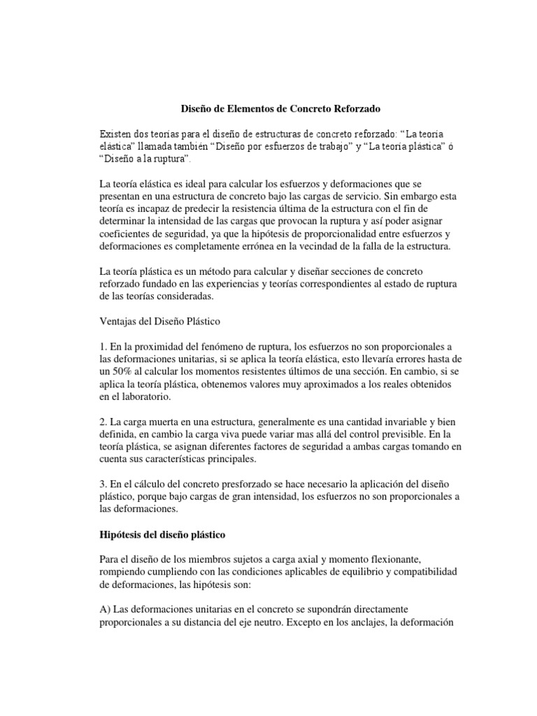 Teoria Plastica | PDF | Teoría | Doblar