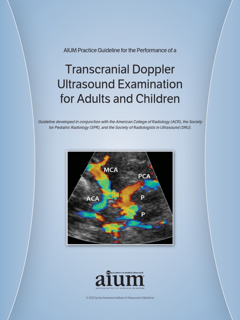 Transcranial Doppler Ultrasound Examination for Adults and Children ...