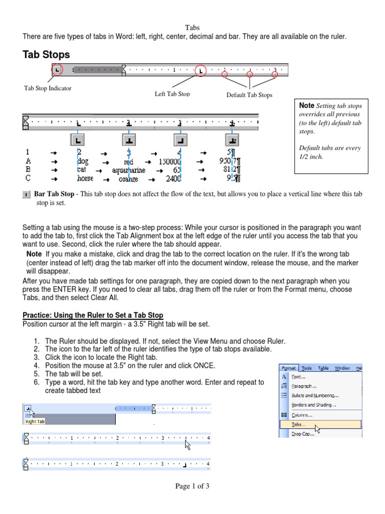 6 Tabs | PDF | Text | Computing