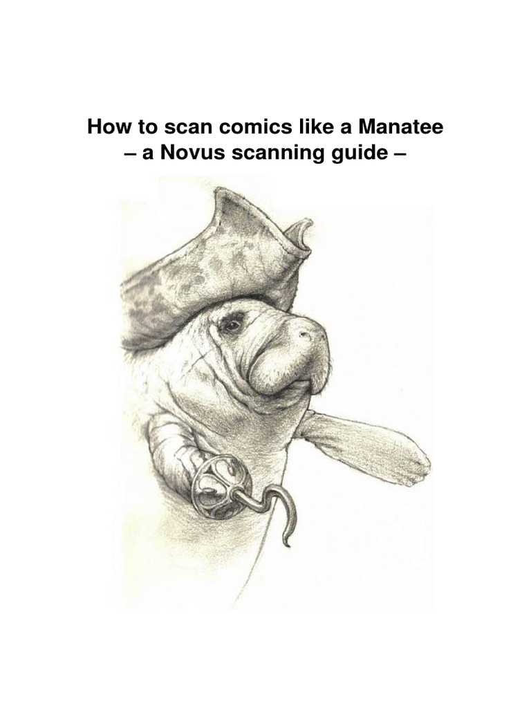How To Scan Comics Like A Manatee 1.0 | PDF | Image Scanner | Magenta