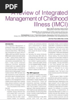 (IMCI) Integrated Management of Childhood Illness | PDF | Diarrhea | Fever