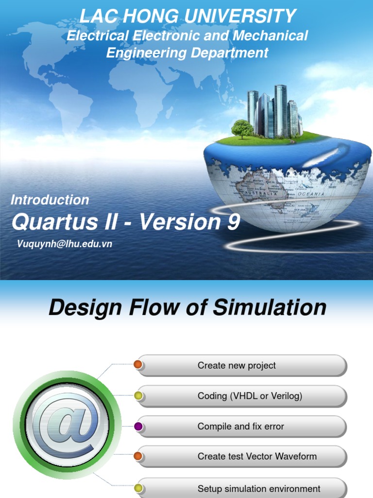 Quartus II Design Flow and VHDL Implementation of Basic Logic Circuits | PDF | Vhdl | Field ...