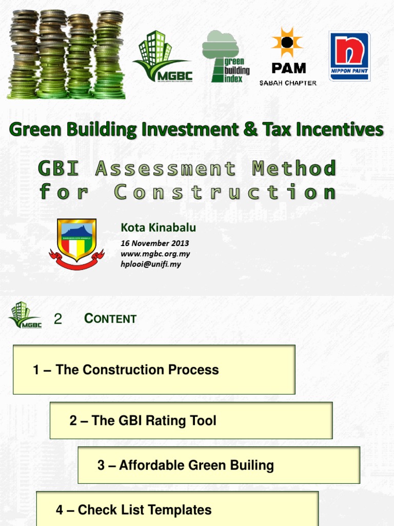 03 GBI Assessment Method For Construction (Ir Looi Hip Peu) | PDF ...