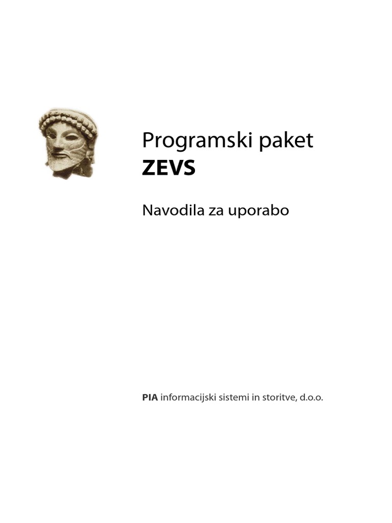 Zevs RX Navodila SLO | PDF