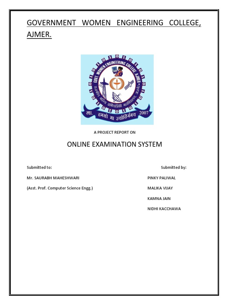 Online Exam System in PHP Project Report | PDF | Feasibility Study ...