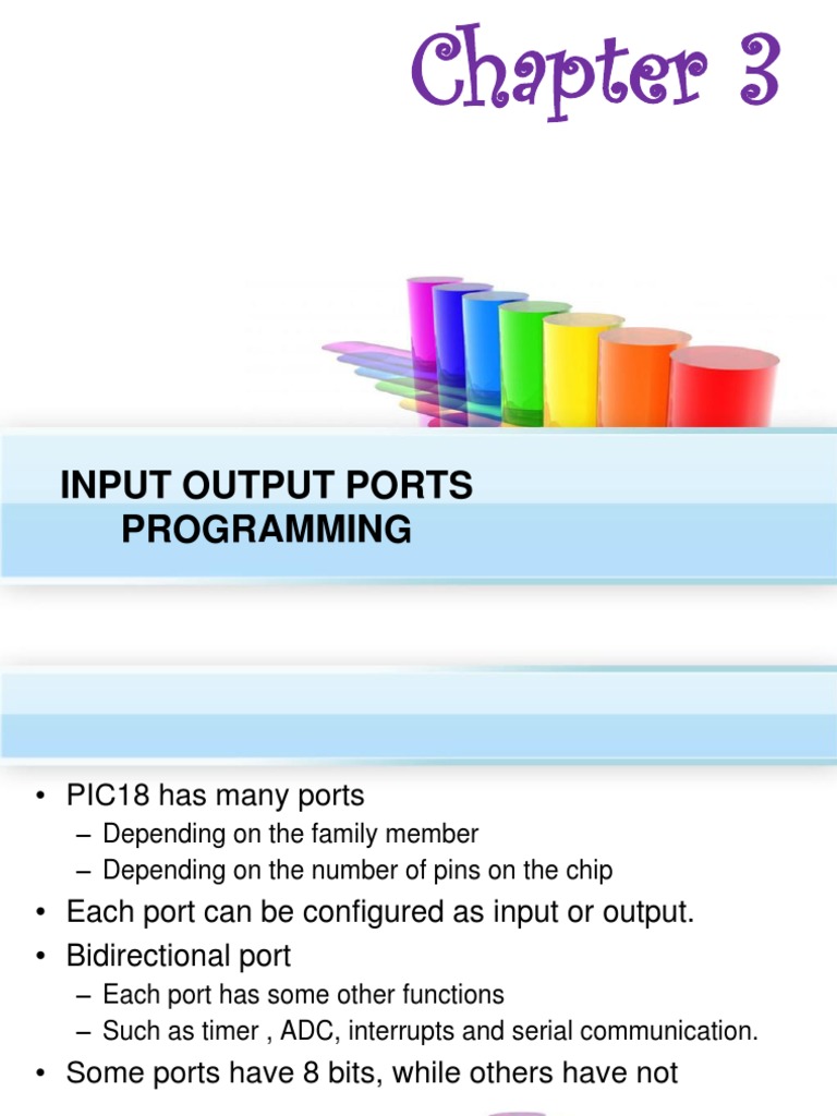 Chapter 3 - Input Output Ports Programming | PDF | Input/Output ... Chapter 3 - Input Output Ports Programming | PDF | Input/Output ...