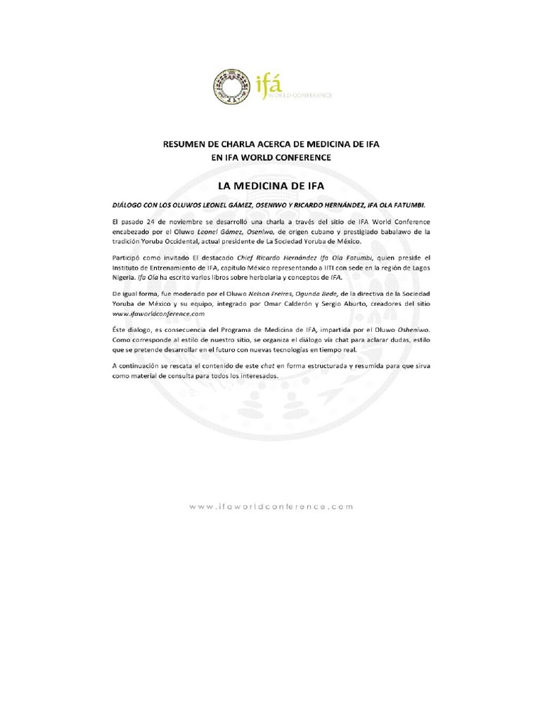 Ifa Medicinas | PDF