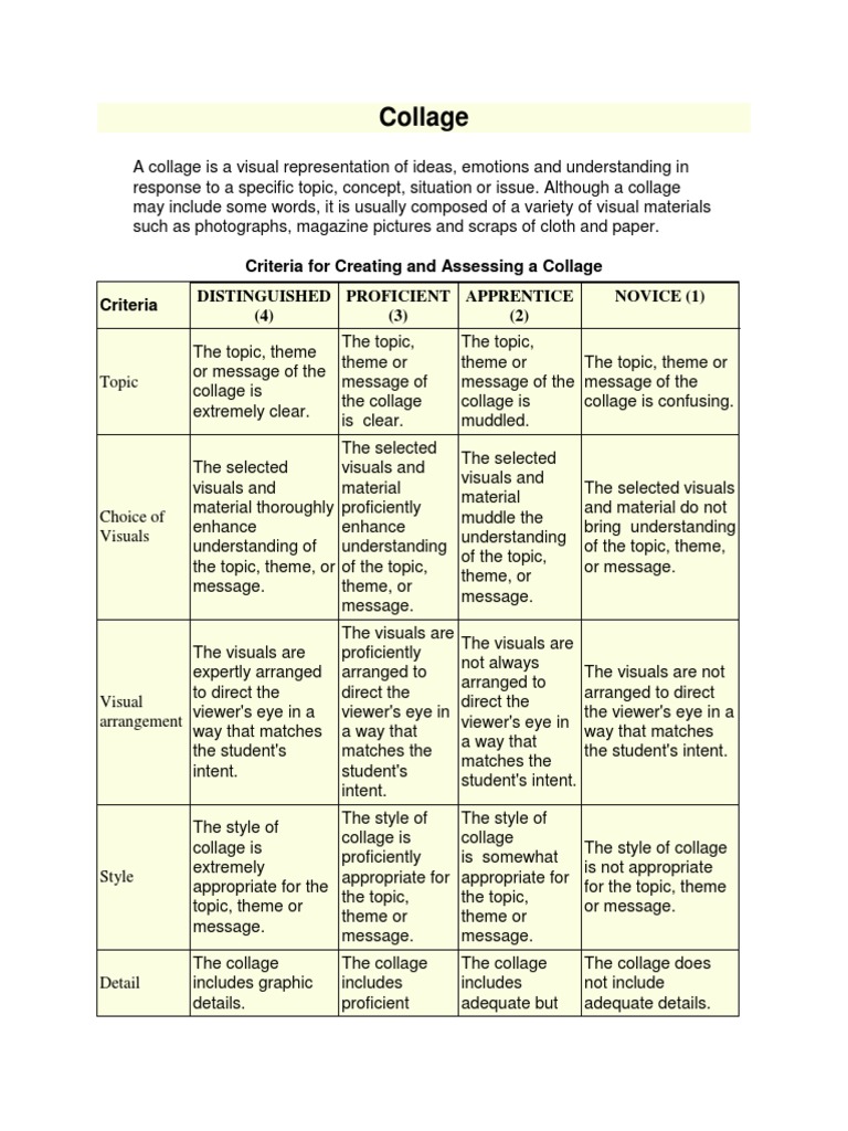 Collage | PDF | Collage | Applied Psychology