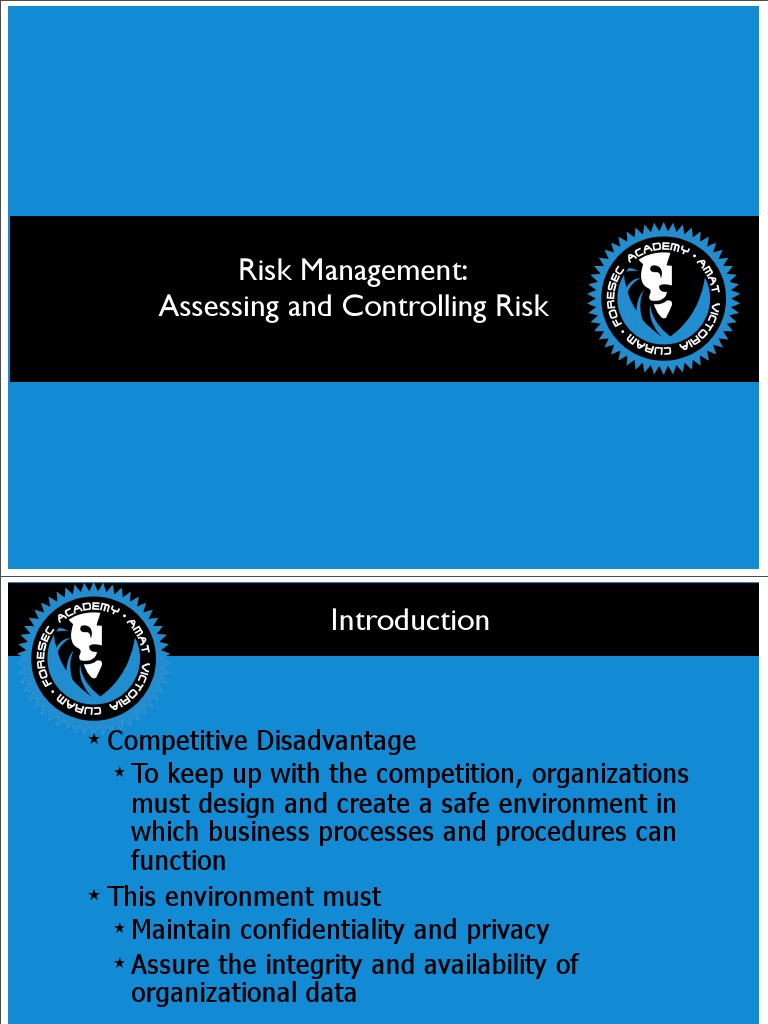 Chapter 6 | PDF | Vulnerability (Computing) | Threat (Computer)