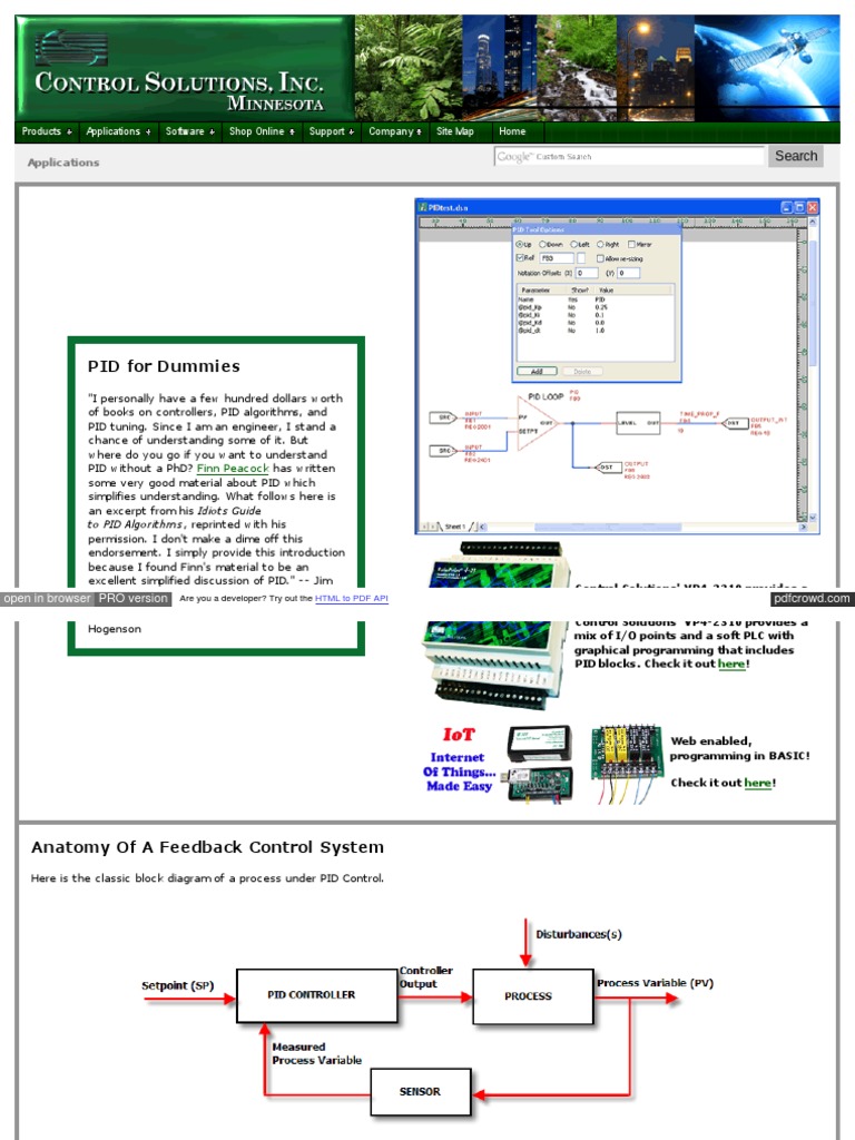 PID For Dummies: Search | Download Free PDF | Control System | Control Theory