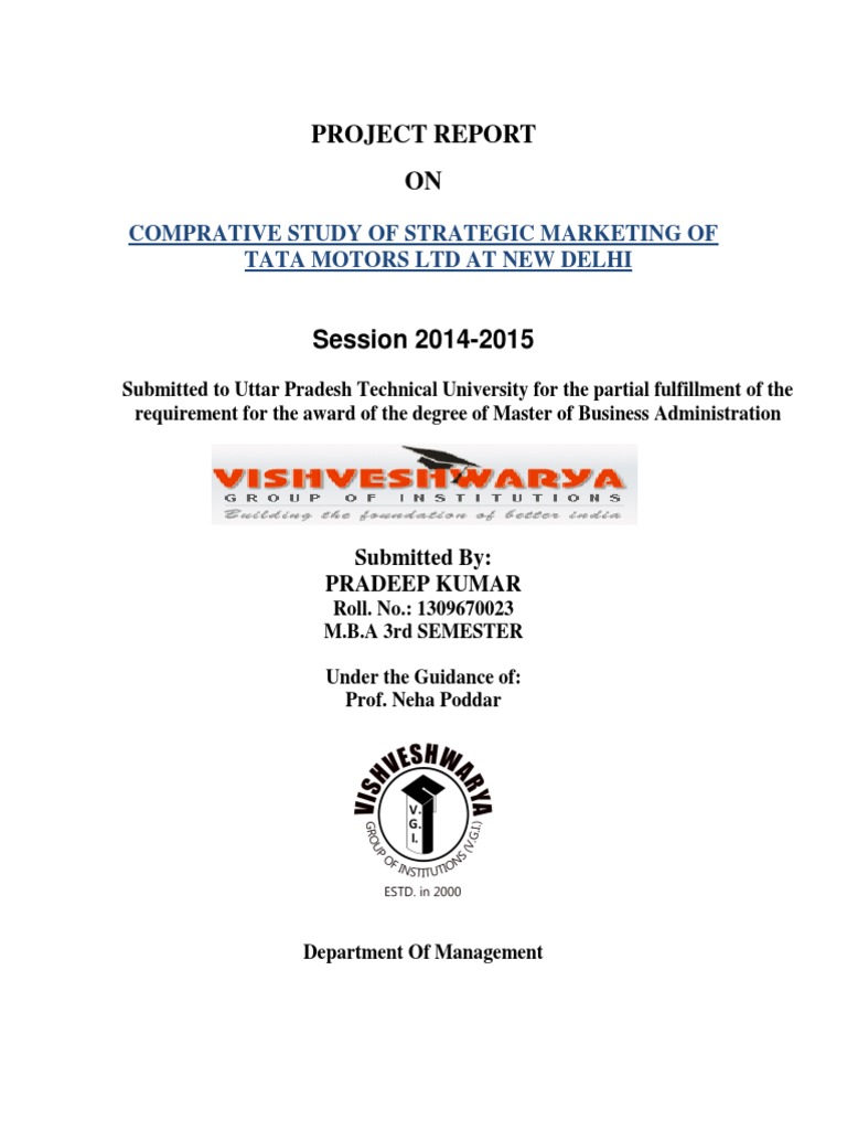 Final | PDF | Master Of Business Administration | Thesis