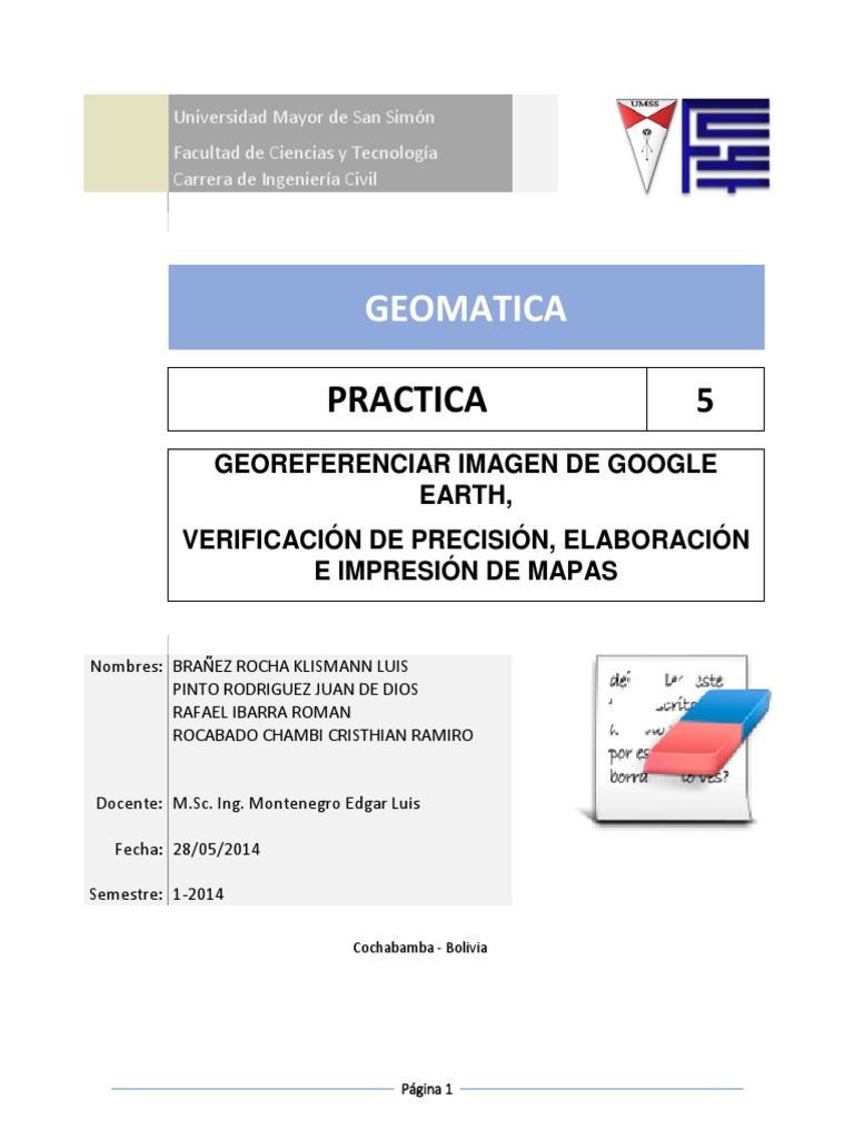 Practica 5 Geomatica | PDF | Tecnología digital | Datos geográficos e información