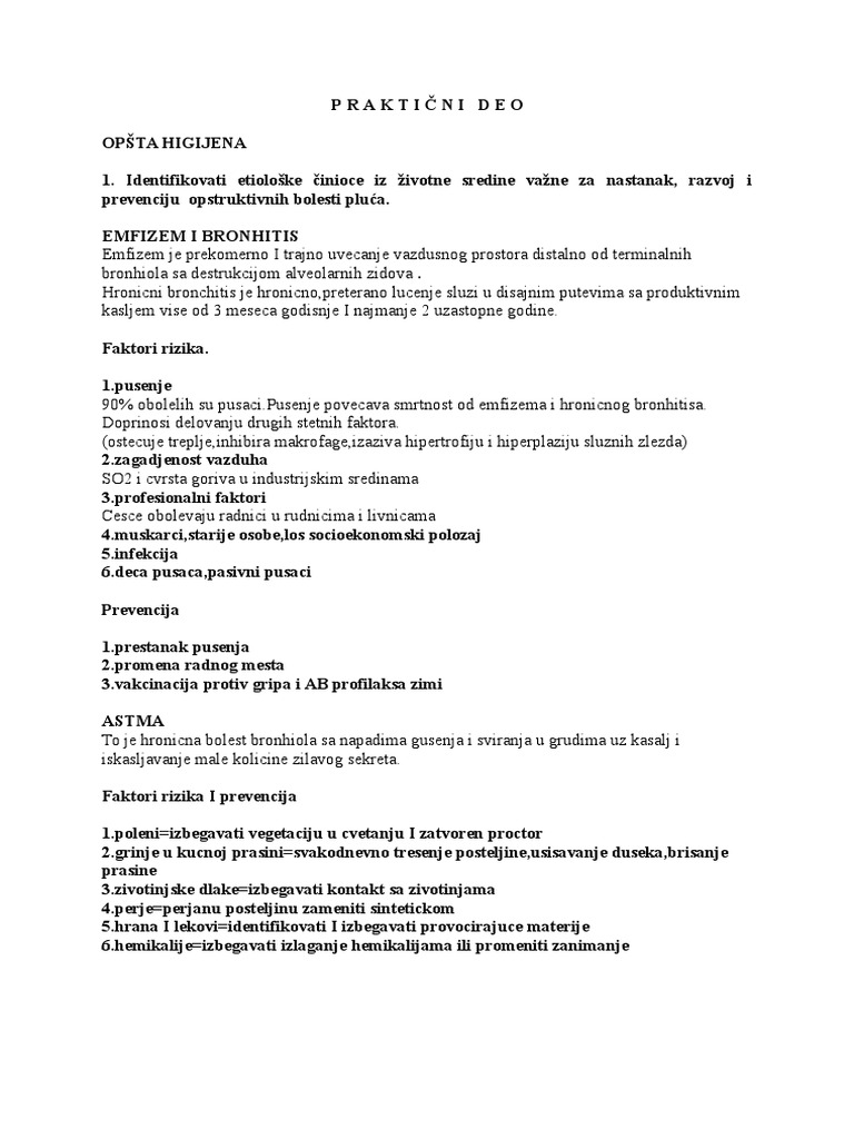 Prakticni Deo Ispita | PDF