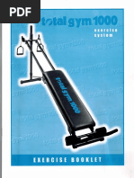 Total Gym Incline Bodyweight Trainer Exercise Chart - Spec | PDF ...