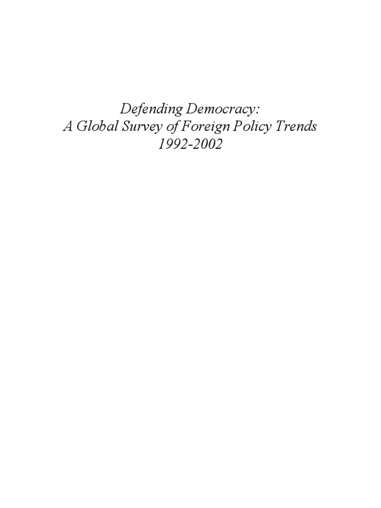 Defending Democracy | PDF | Democracy | Political Ideologies