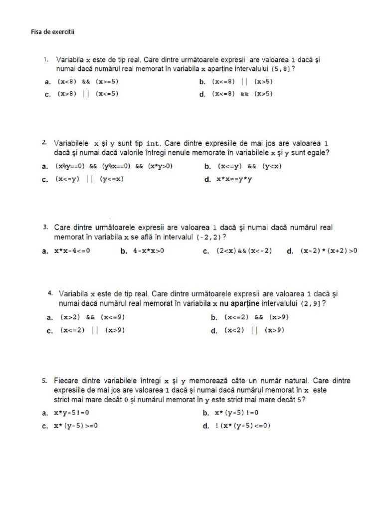 Subprograme Informatica Clasa A 10-A | PDF