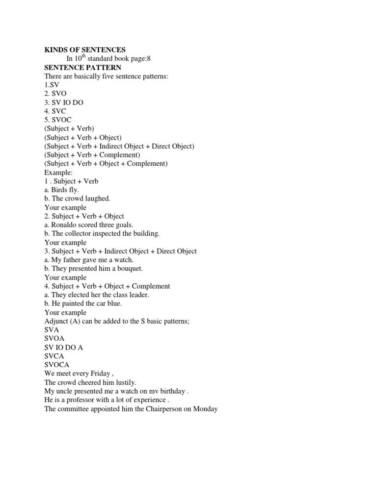 kinds-of-sentences-sentence-pattern-pdf-object-grammar