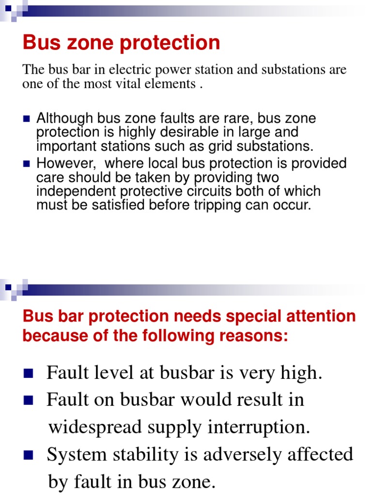 Bus zone protection