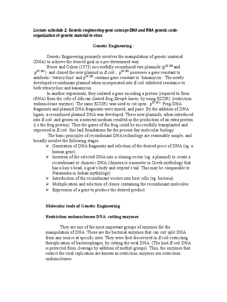 SC 101 SC 102 SC 101 SC 102 | Download Free PDF | Plasmid | Molecular ...
